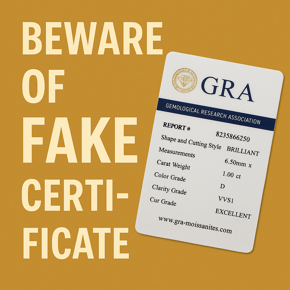 ¿Son falsos los certificados GRA para moissanita? ¿Qué es el GRA ...