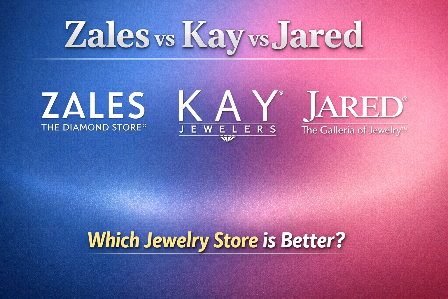 Zales vs Kay Jewelers vs Jared: Honest Reviews, Pricing, Quality & Bet ...