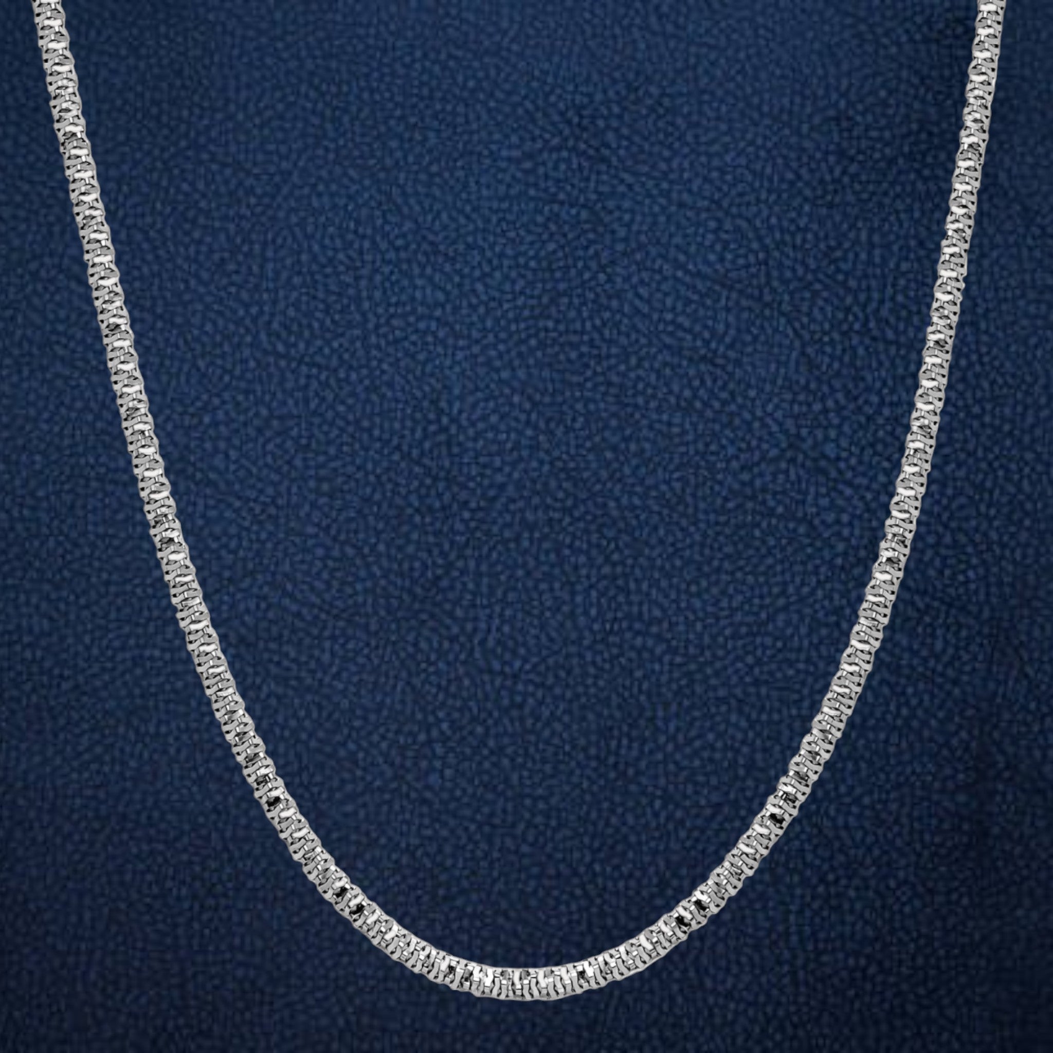 Wear Luxury with the 925 Sterling Silver Rock Chain Necklace – ITALIA ...