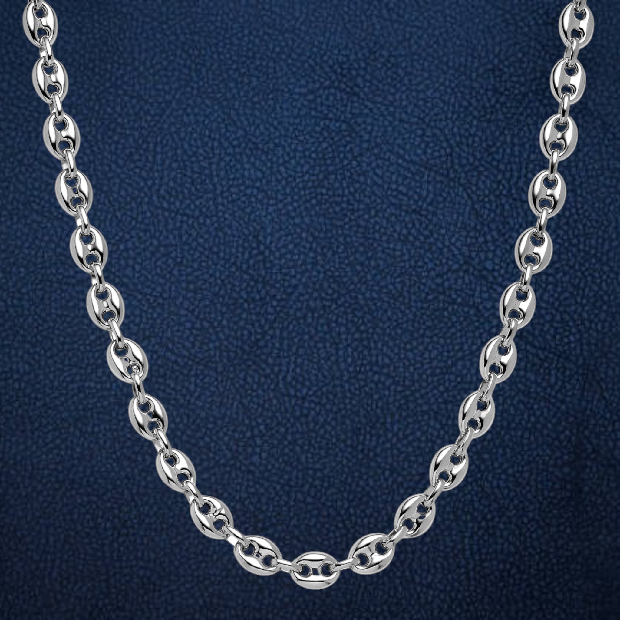 Silver Puffed Gucci Link Chain - Sterling Silver Chains Collection for ...