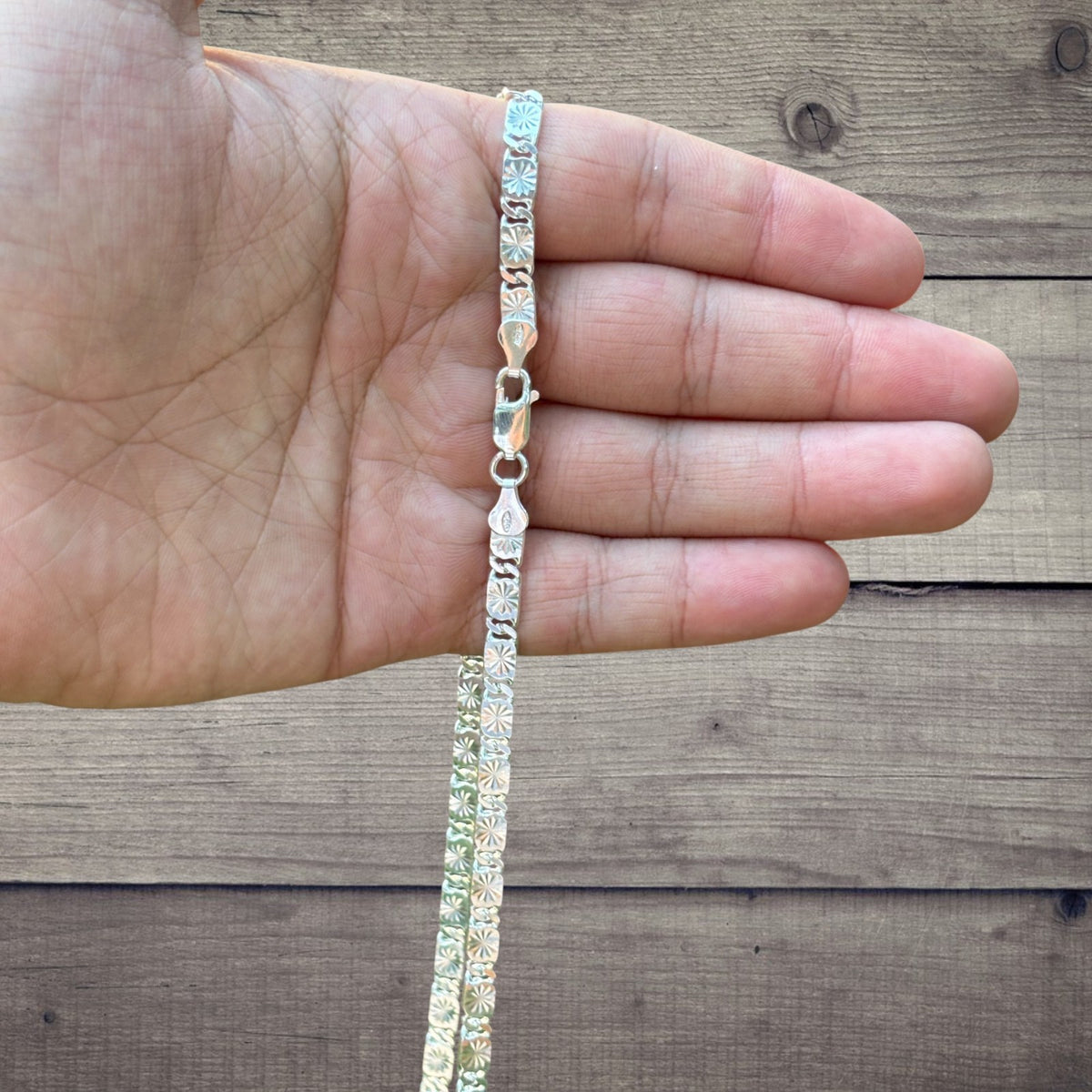 925 Sterling Silver 5mm Valentino Chain Necklace – ITALIA Chains