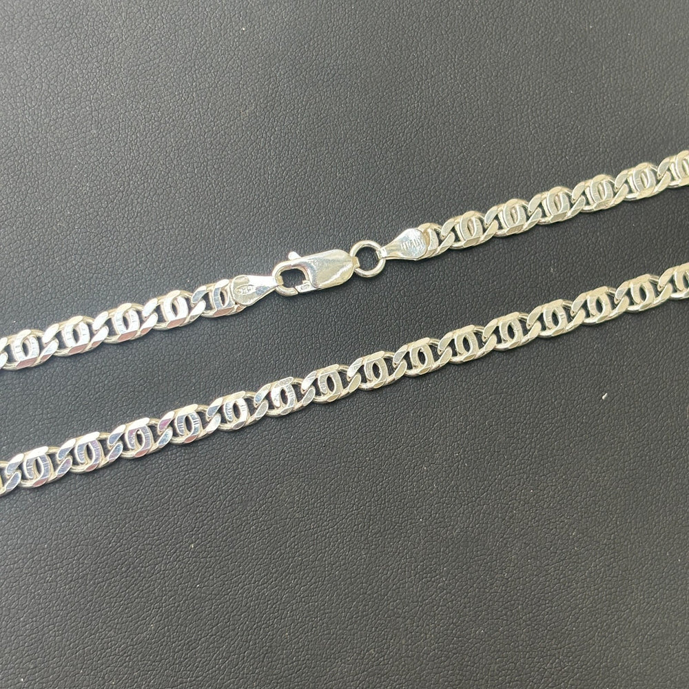 925 Sterling Silver 5.5mm Tiger Eye Chain Necklace – ITALIA Chains