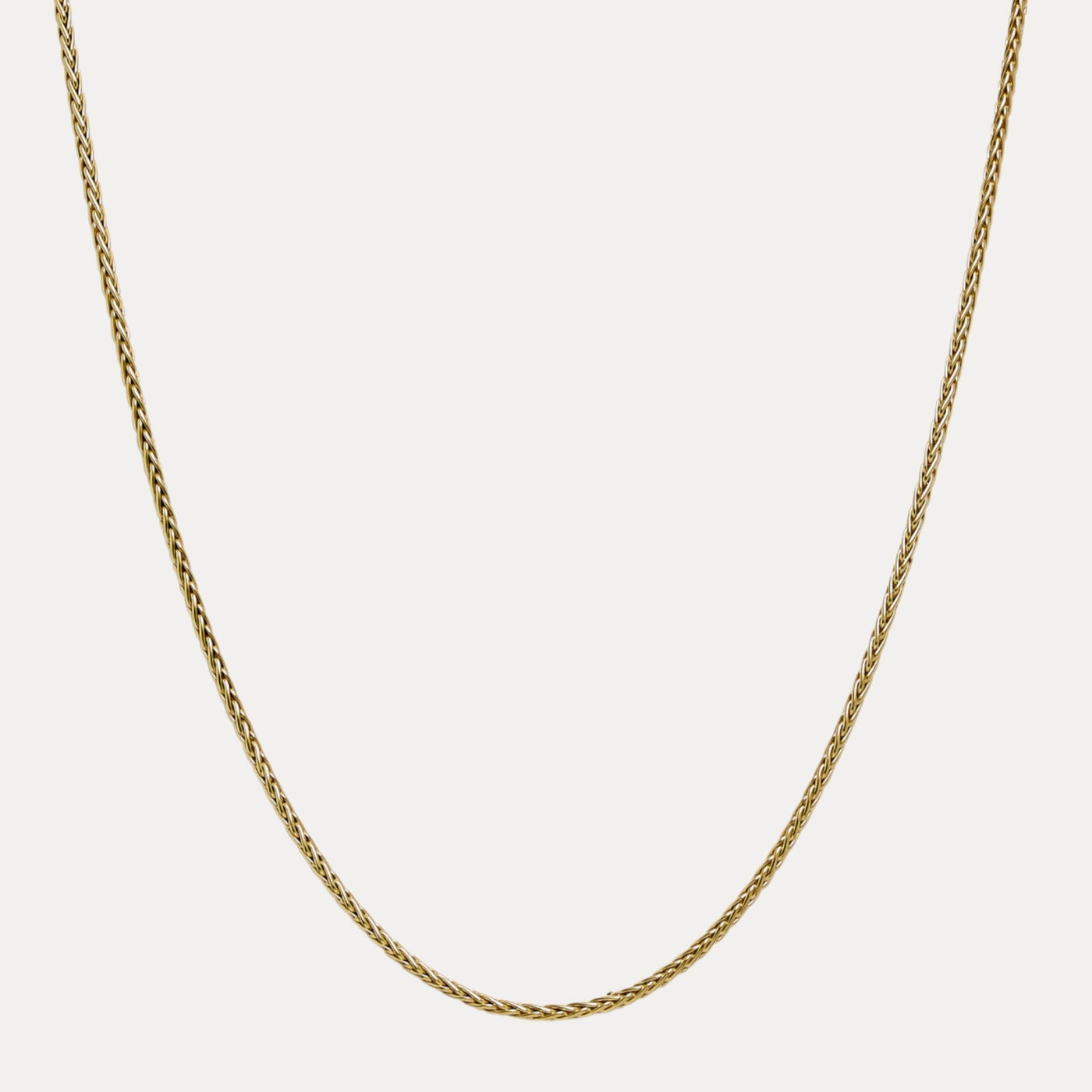 925 Sterling Silver 3mm Wheat Chain Necklace – ITALIA Chains