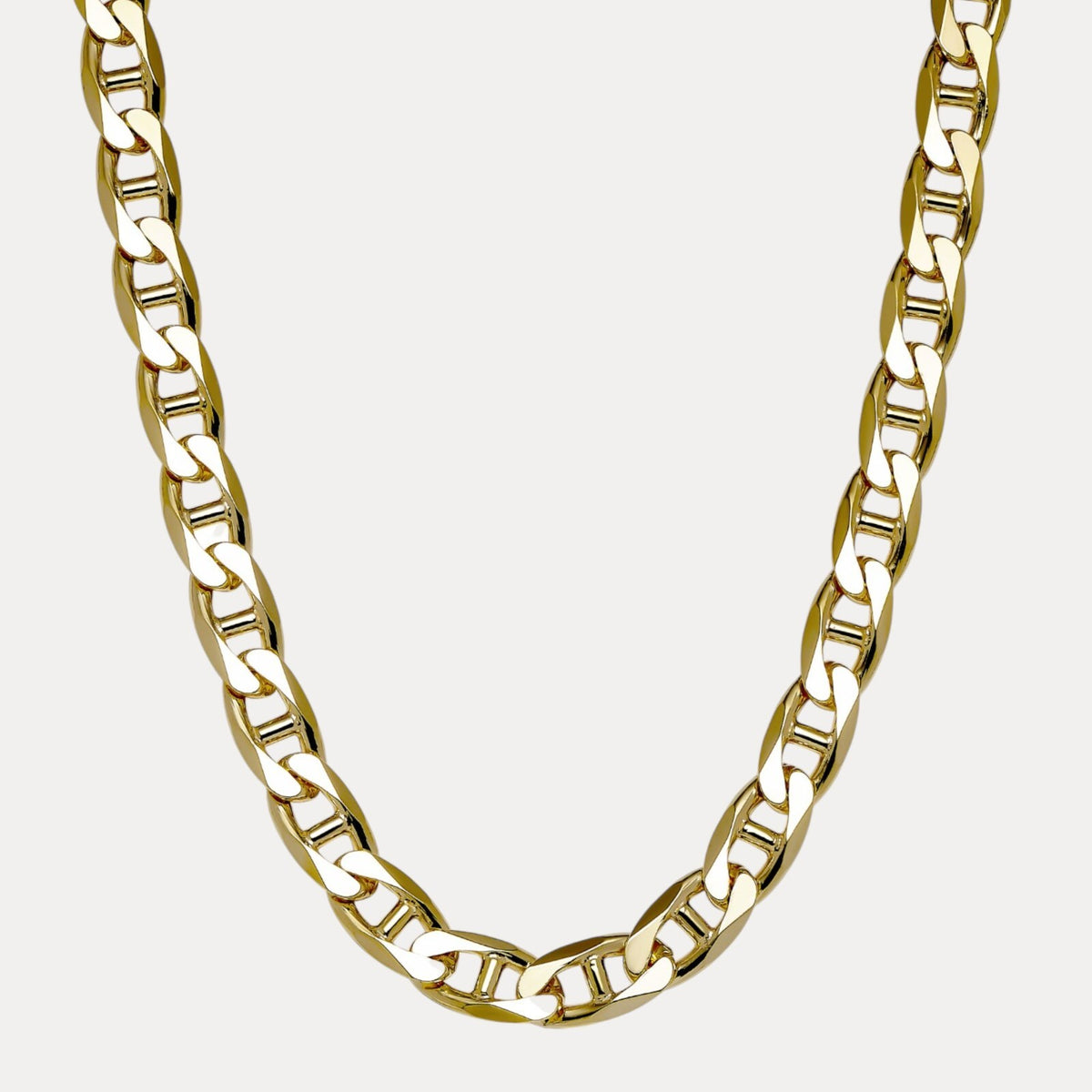 925 Sterling Silver 16mm Mariner Chain Necklace – ITALIA Chains